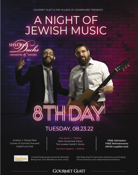 A Night of Jewish Music - Incorporated Village of Cedarhurst